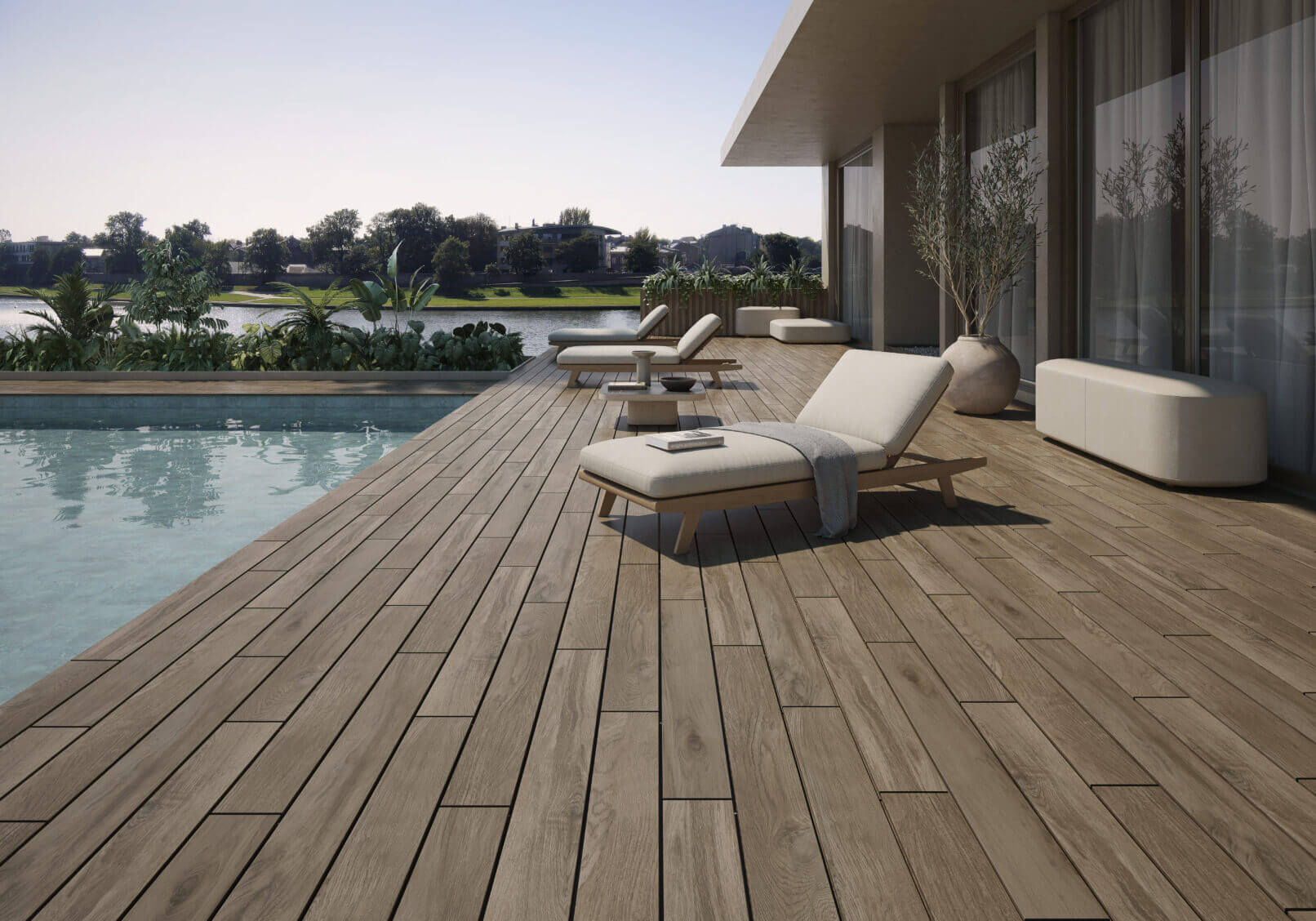 Ceramic deck | Raised access technical flooring- Gres Aragón